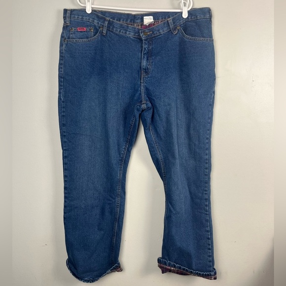 Berne | Jeans | Vintage Berne Flannel Lined Denim Jeans Size 8 Short ...